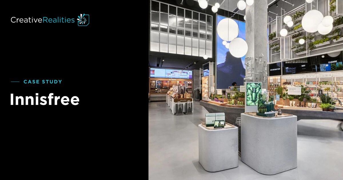 Case Study - Innisfree | Creative Realities