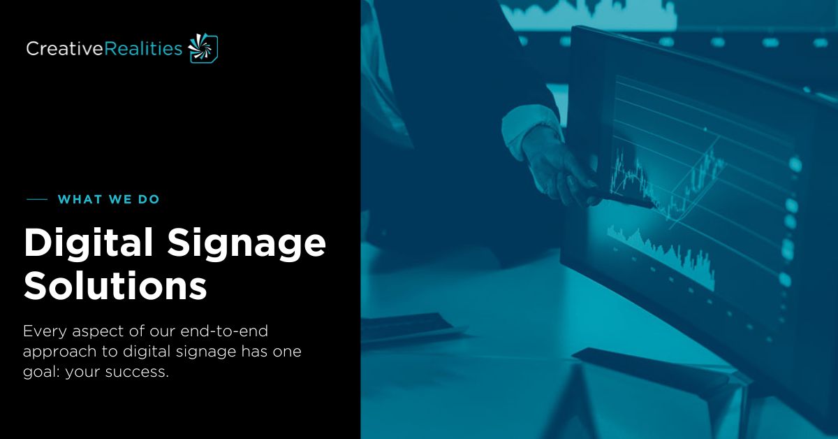 Digital Signage Solutions | Creative Realities